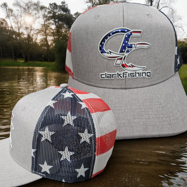 USA Clark Fishing Custom Hat – Clark Fishing Clothing